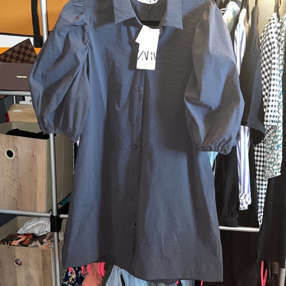 Zara | Dresses | Zara Ballon Sleeve Dress | Poshmark